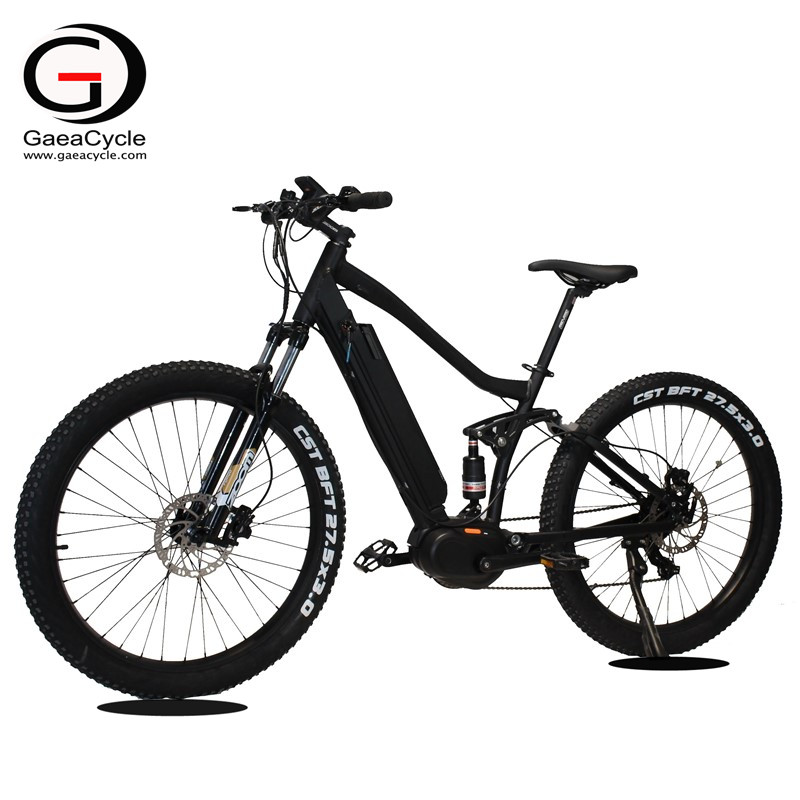 Mid Drive Full Suspension Mountain Electric Bicycle - Changzhou Gaea ...